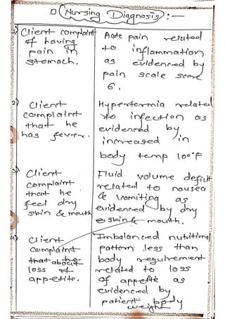 case study on appendicitis for MSc nursing students | PDF