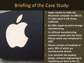 Case study on Apple | PPTX
