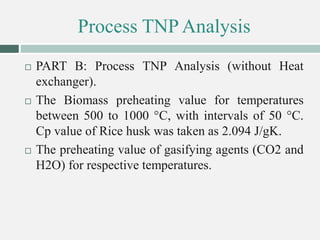 Case study on biomass gasification by shabaana me ft | PPT