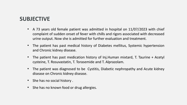 CASE STUDY ON CHRONIC KIDNEY DISEASE.pptx | Heart and Cardiovascular ...