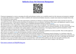 Case Study On Classroom Management | PDF