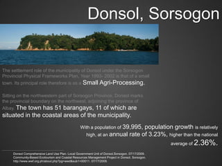 Case study on community based ecotourism activities in donsol, sorsogon ...