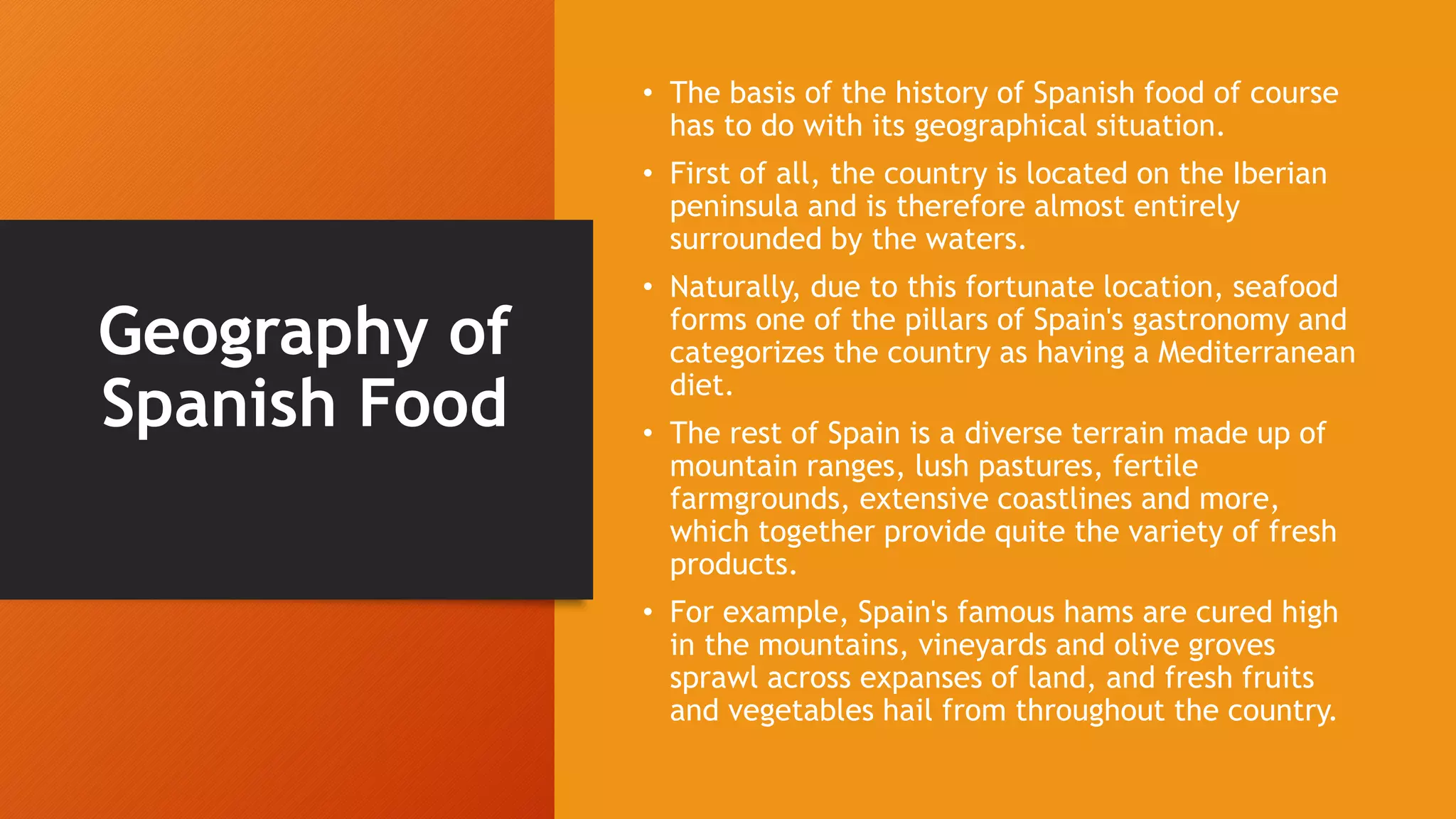 Case study on culinary history of spain & popularity of tapas | PPTX