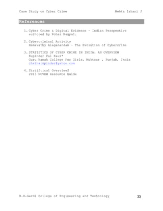 Case study on cyber crime | PDF