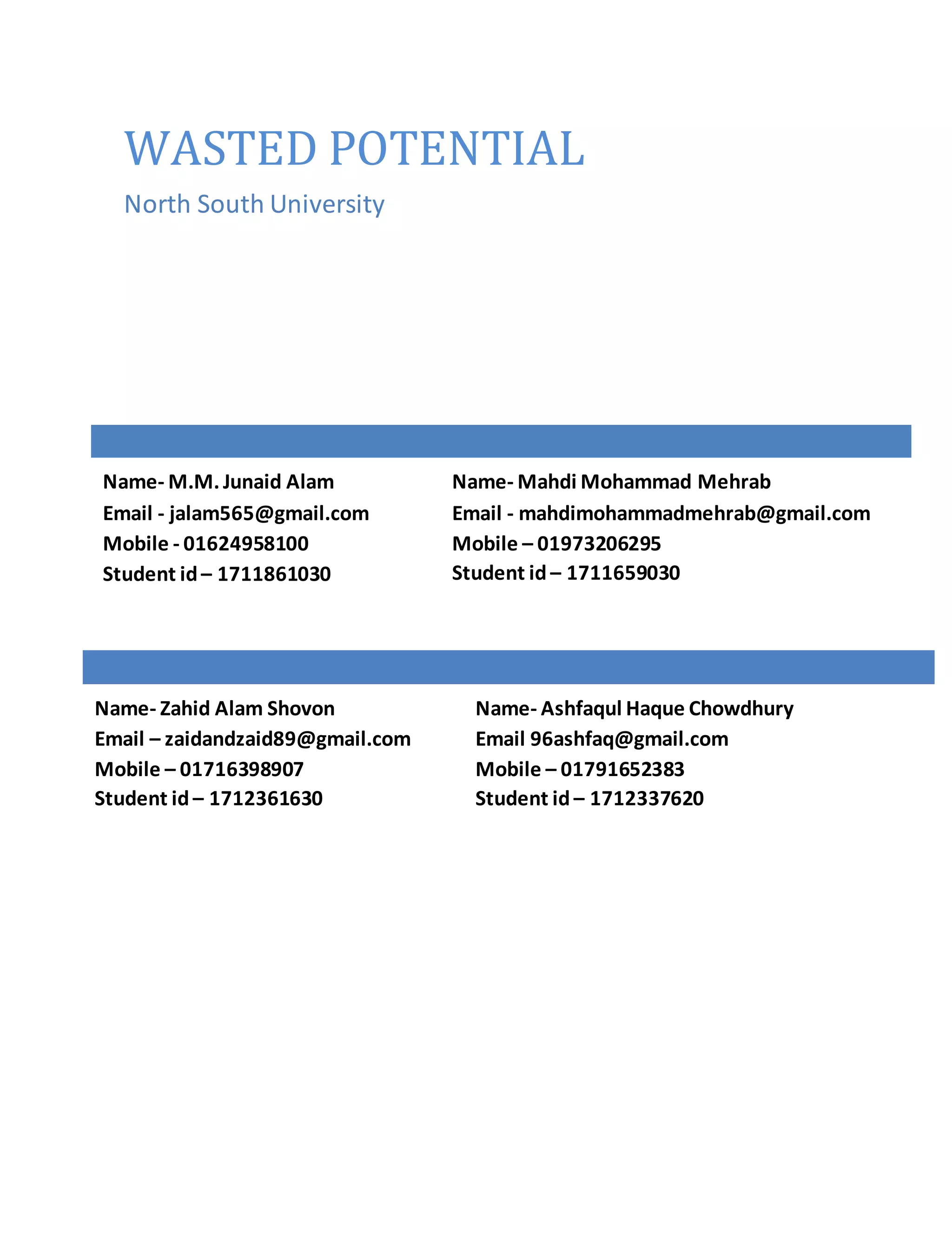 Case Study on Darshana Mill | Wasted Potential | PDF