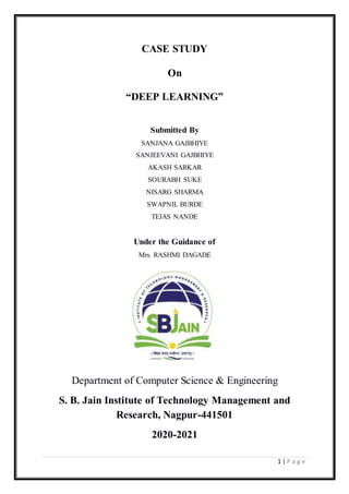 Case study on deep learning | DOCX