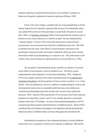 Case Study on Dissociative Identity Disorder Sample | PDF
