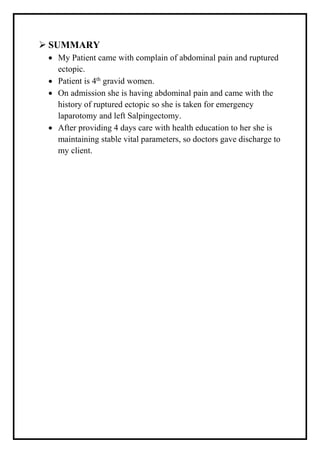 Case Study On Ectopic Pregnancy..pdf.... | PDF