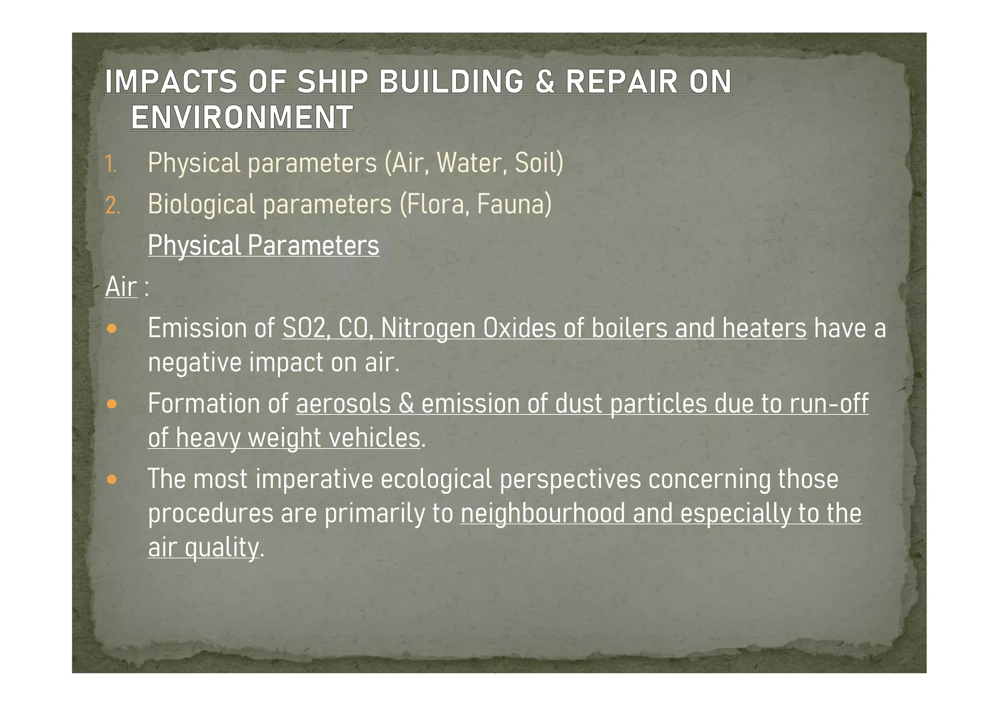 Case study on environment impact assesment | PDF