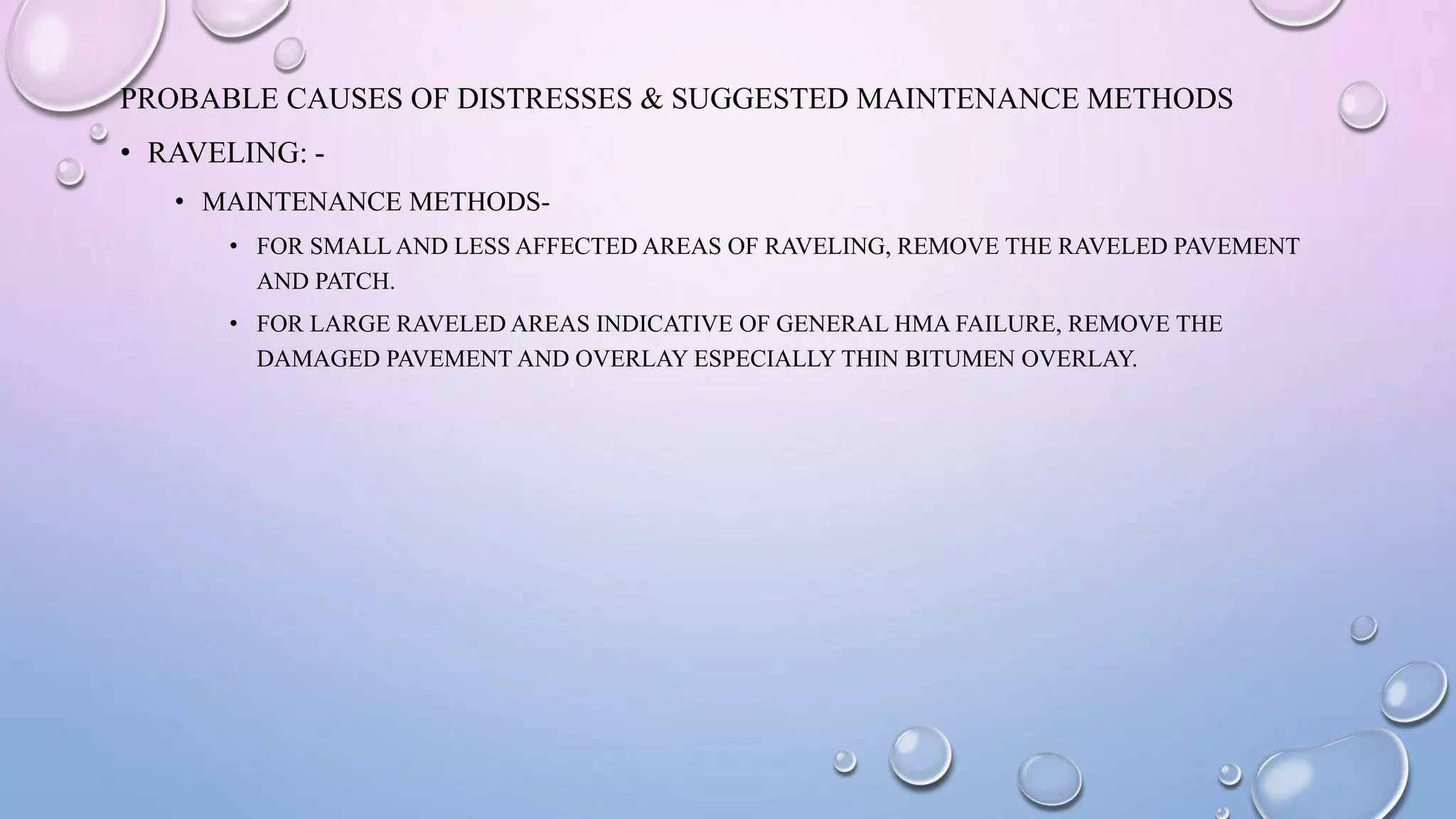 Case study on flexible pavement failures | PPTX