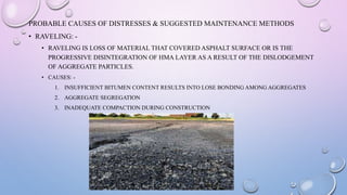 Case study on flexible pavement failures | PPTX | Auto Safety | Automotive