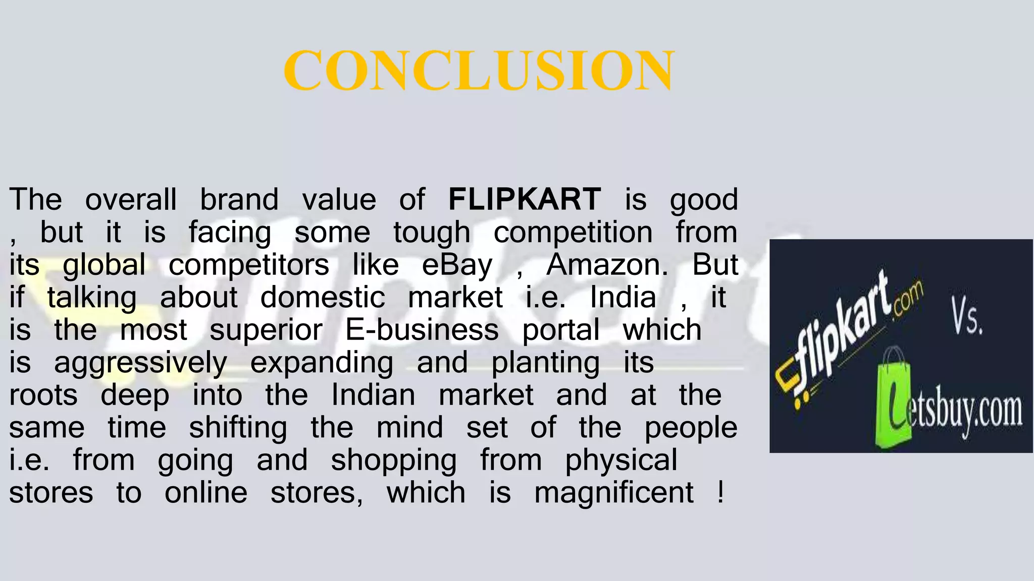 Case study on flipkart | PPTX