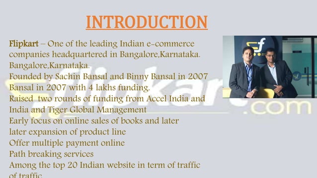 Case study on flipkart | PPTX
