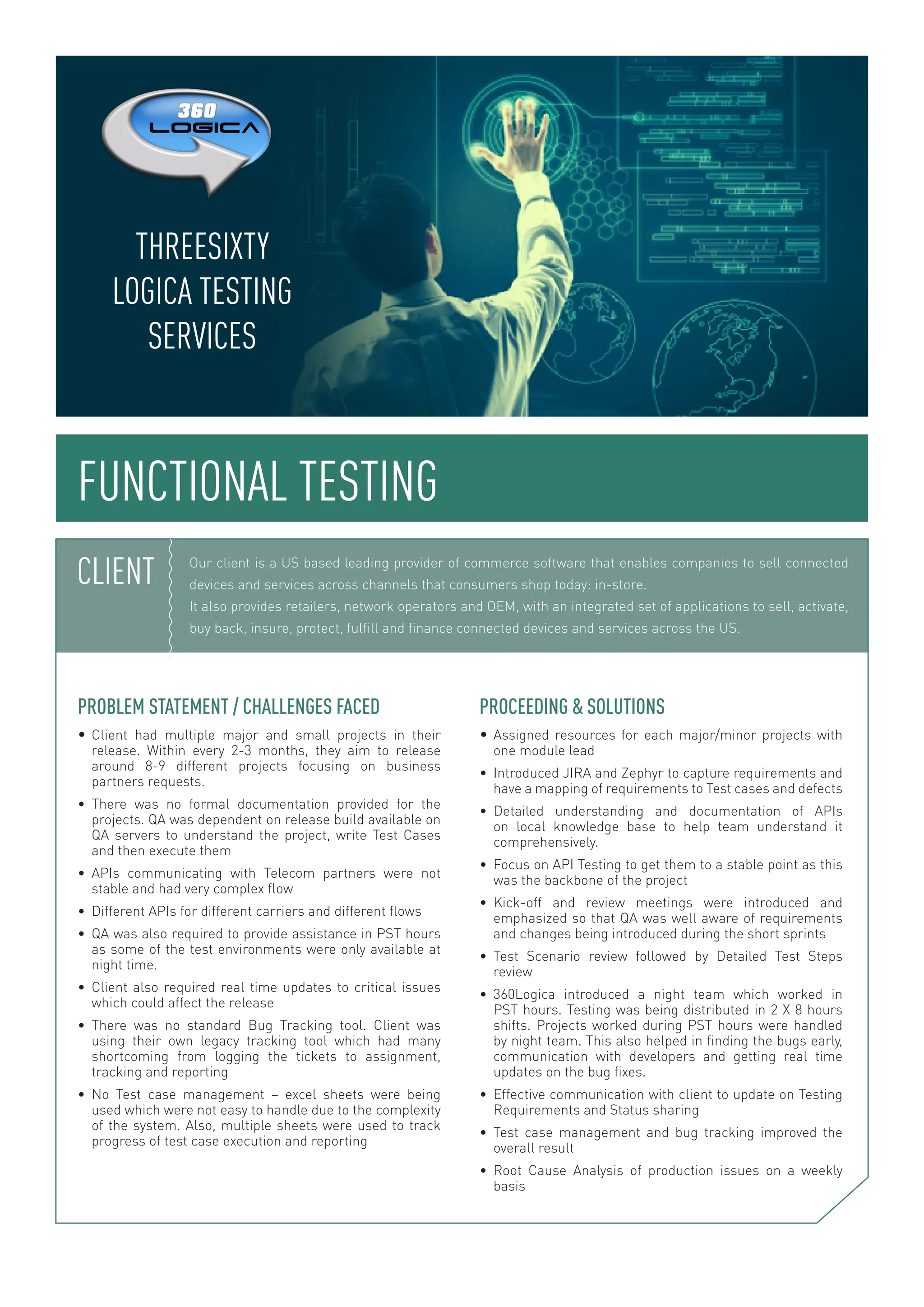 Case study on functional testing | PDF