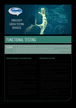 Case study on functional testing | PDF