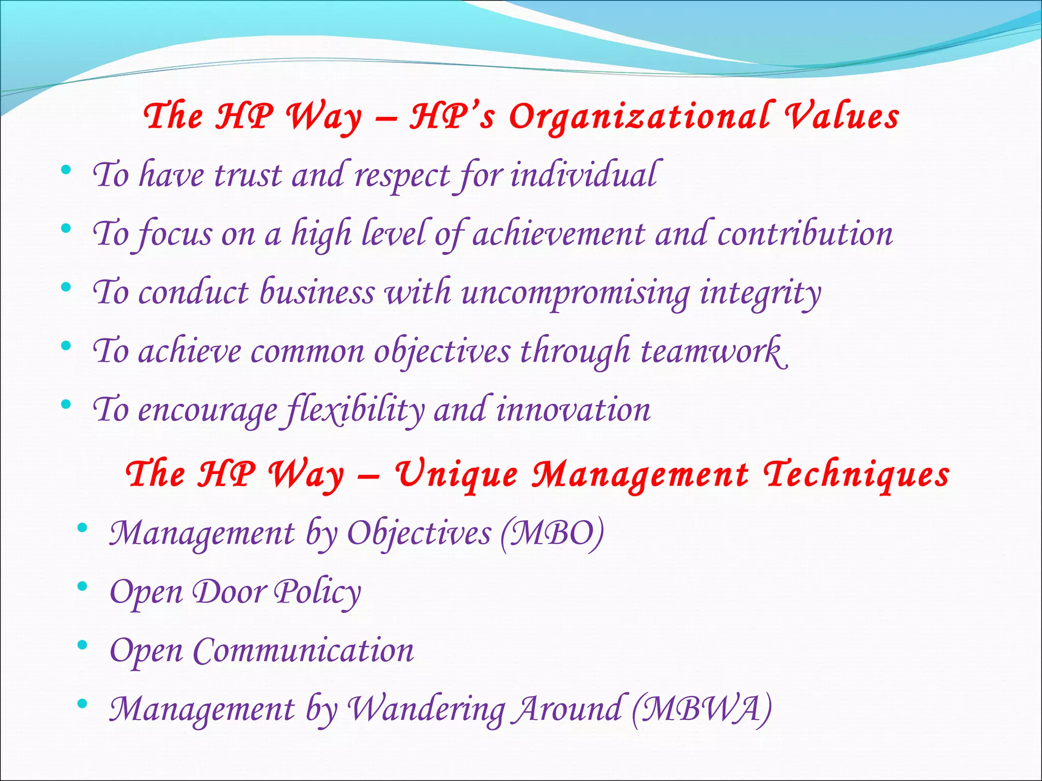 Case study on hp | PPT