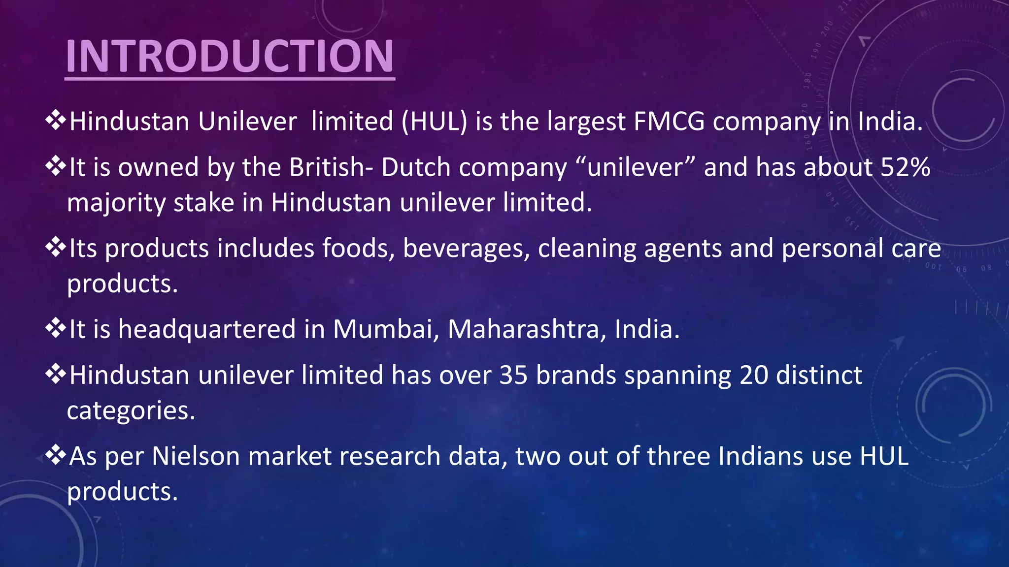 Case study on HUL | PPTX