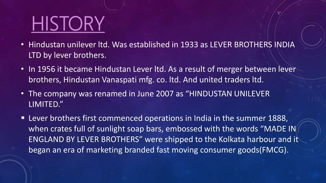 Case study on HUL | PPTX | Business | Business and Finance