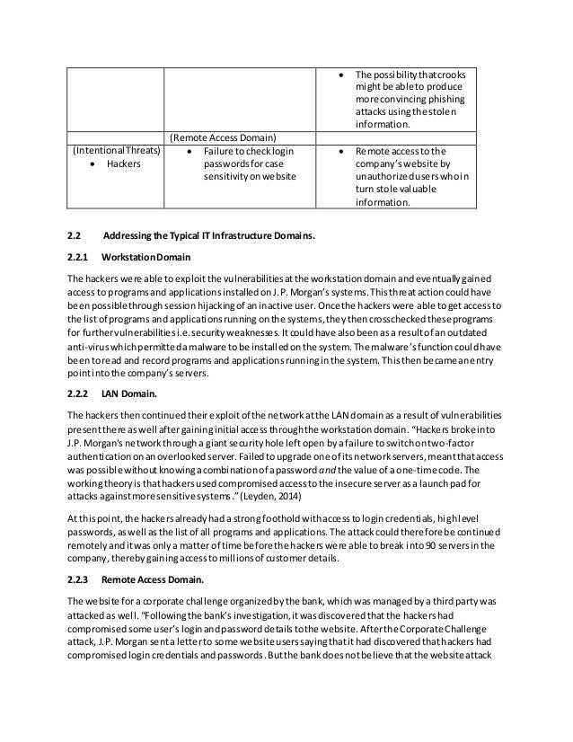 Case study on JP Morgan Chase & Co