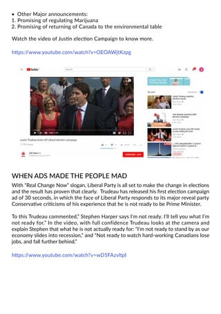 Case study on Justin Trudeau's Election Campaign | Aylin Global | PDF