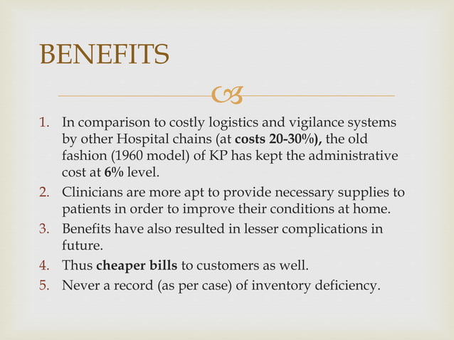 Case study on kaiser permanente | PPTX