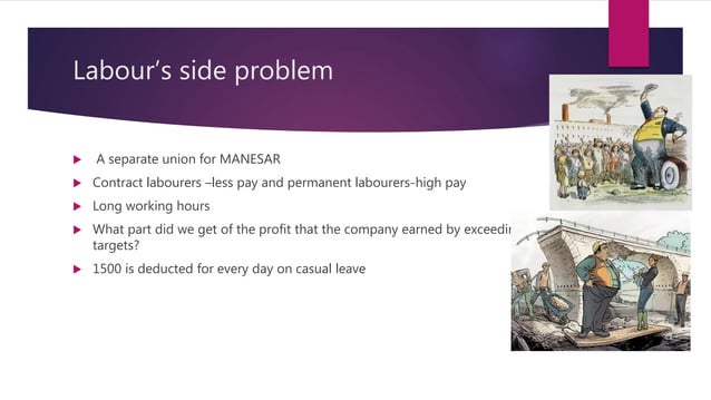 Case study on labour unrest at maruti suzuki | PPTX