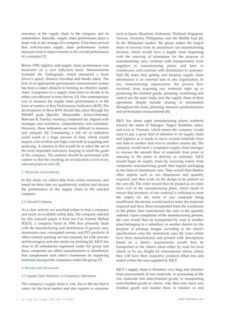 Case study on logistics performance | PDF