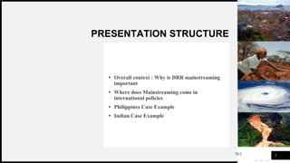 Case study on Mainstreaming DRR | PDF