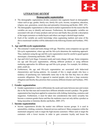 Case study on market segmentation | PDF