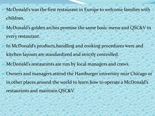 Case study on mc donald’s (2)(1) | PPTX