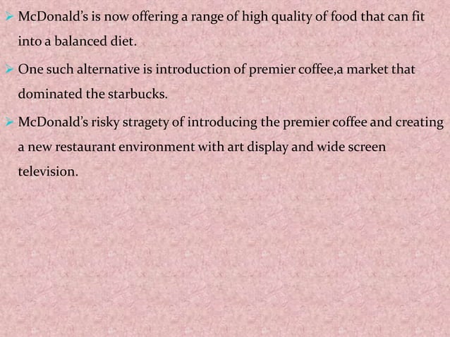 Case study on mc donald’s (2)(1) | PPTX