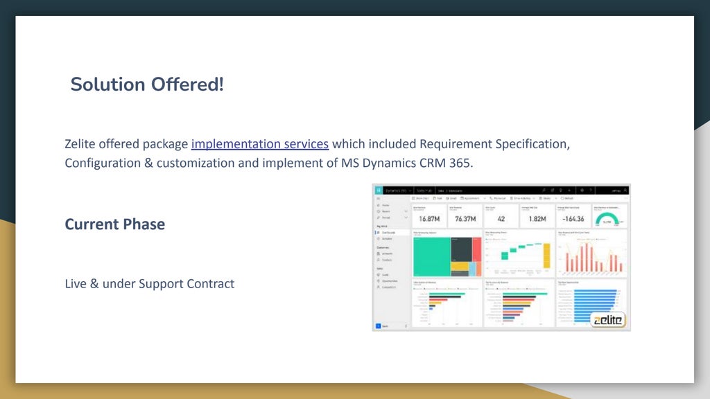 Case Study on Microsoft Dynamics 365 Implementation for Sales and ...