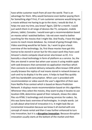 Case study on Netflix.docx
