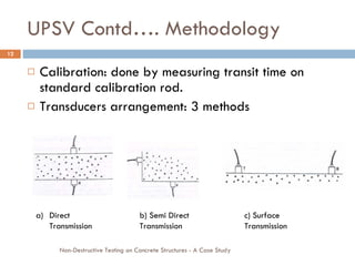 Case study on non destructive testing on concrete structures | PPT