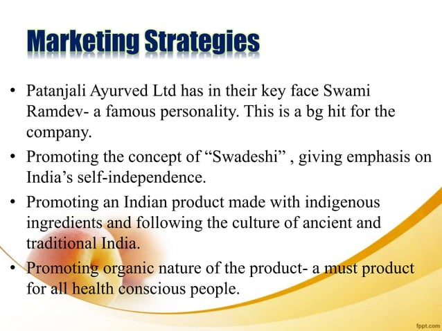 Case study on patanjali | PPTX | Herbs and Supplements | Alternative Medicine