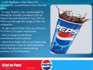 Case study on pepsi | PPTX