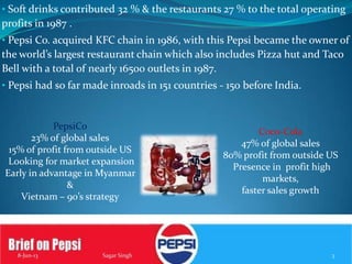Case study on pepsi | PPTX