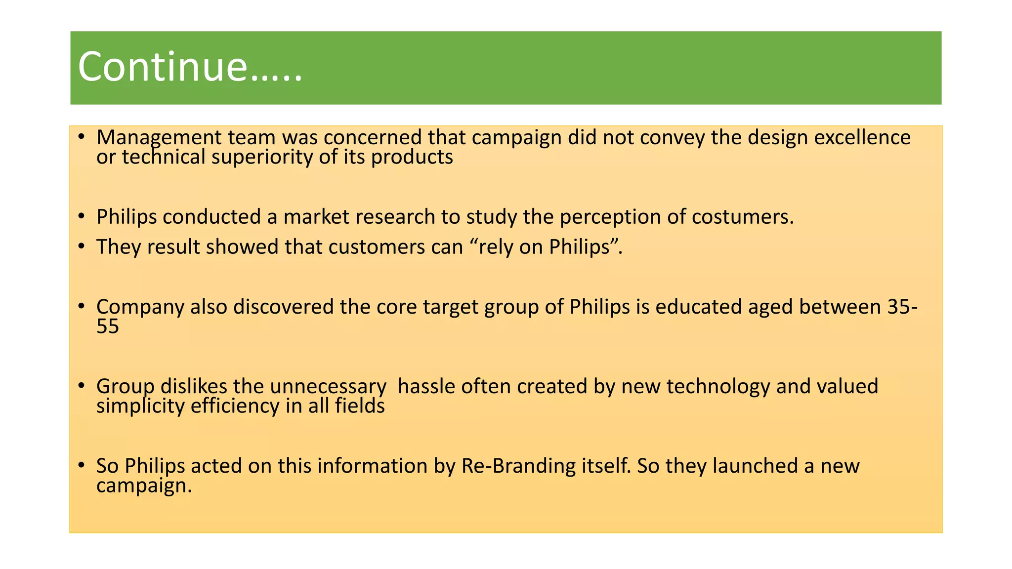 Case study on philips by Mudasir ali | PPTX | Business Administration | Business