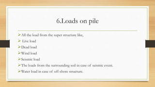 Case study on pile foundation review | PPTX