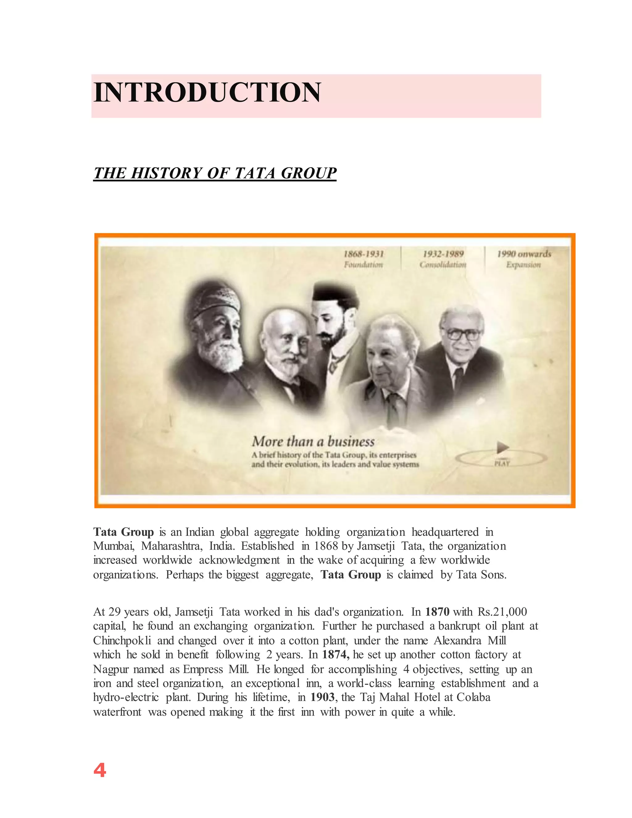 Case study on Ratan Tata | DOCX