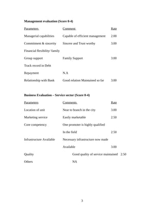 Case study on rating | PDF