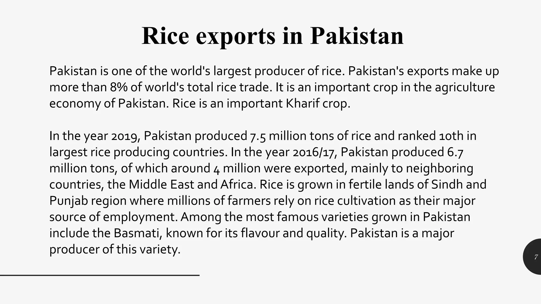 Case study on rice value chain of pakistan | PPTX