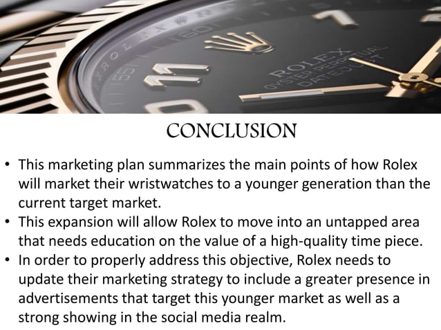 Case study on rolex | PPTX