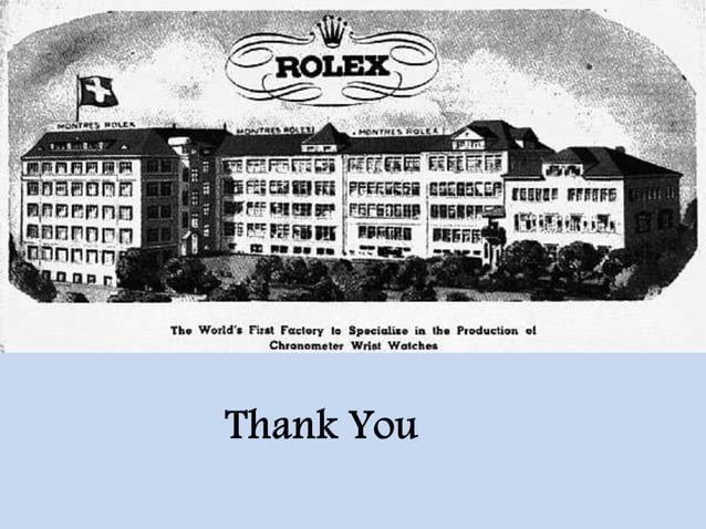 Case study on rolex | PPTX