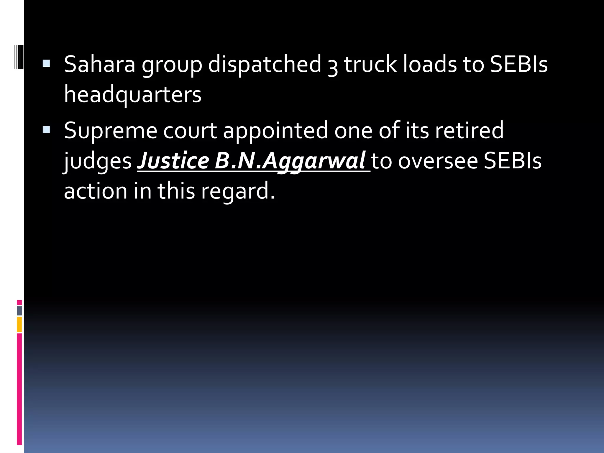 Case study on sahara parivar scam | PPTX