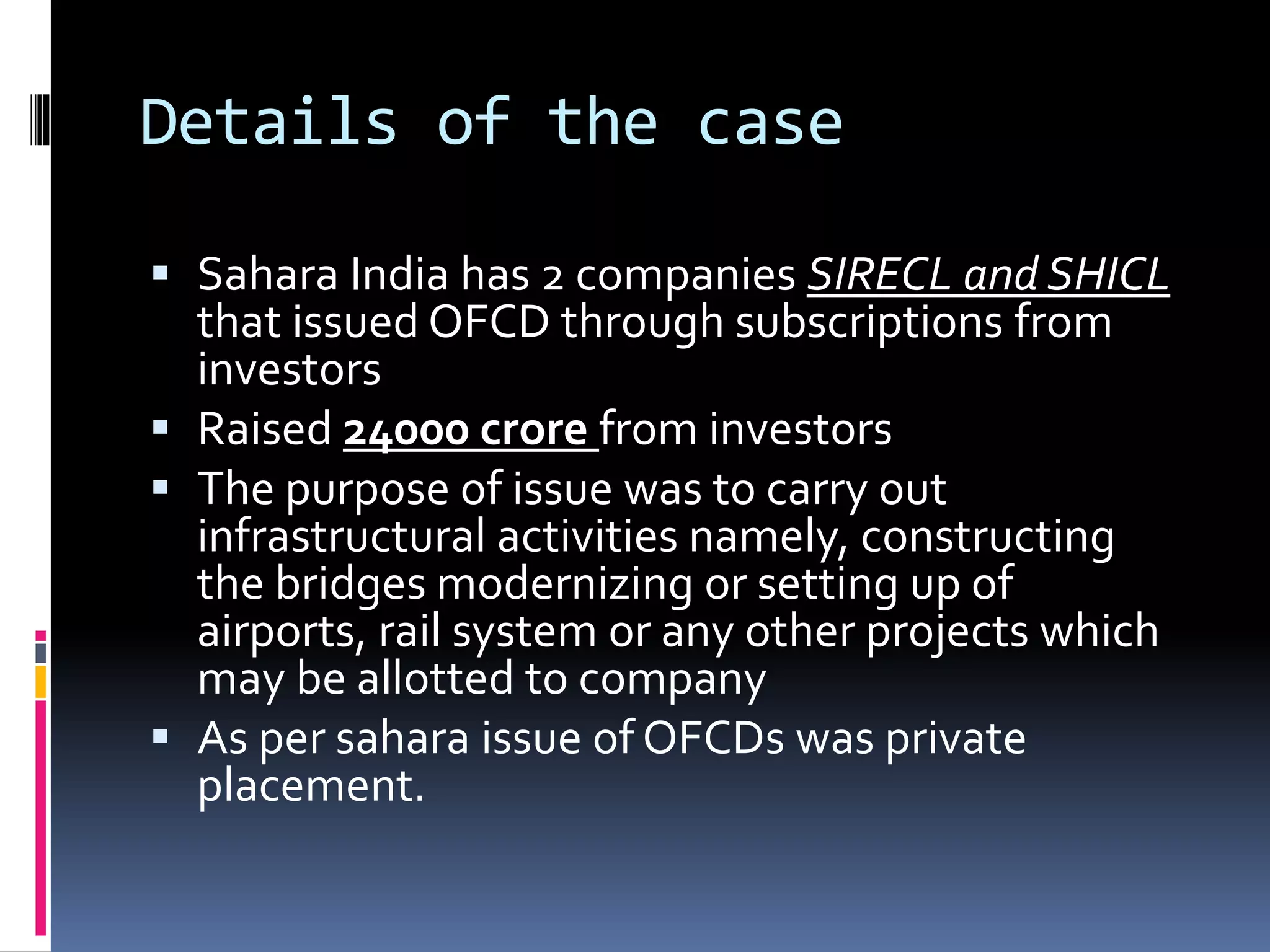 Case study on sahara parivar scam | PPTX
