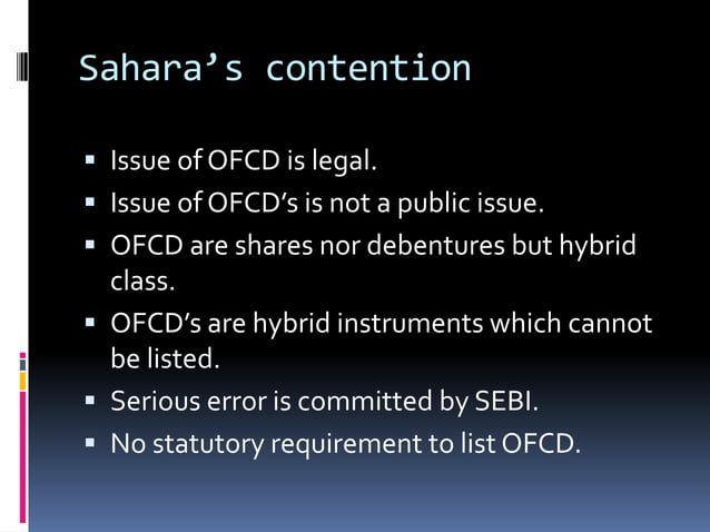Case study on sahara parivar scam | PPTX