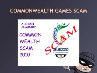 Case study on scams in india | PPTX