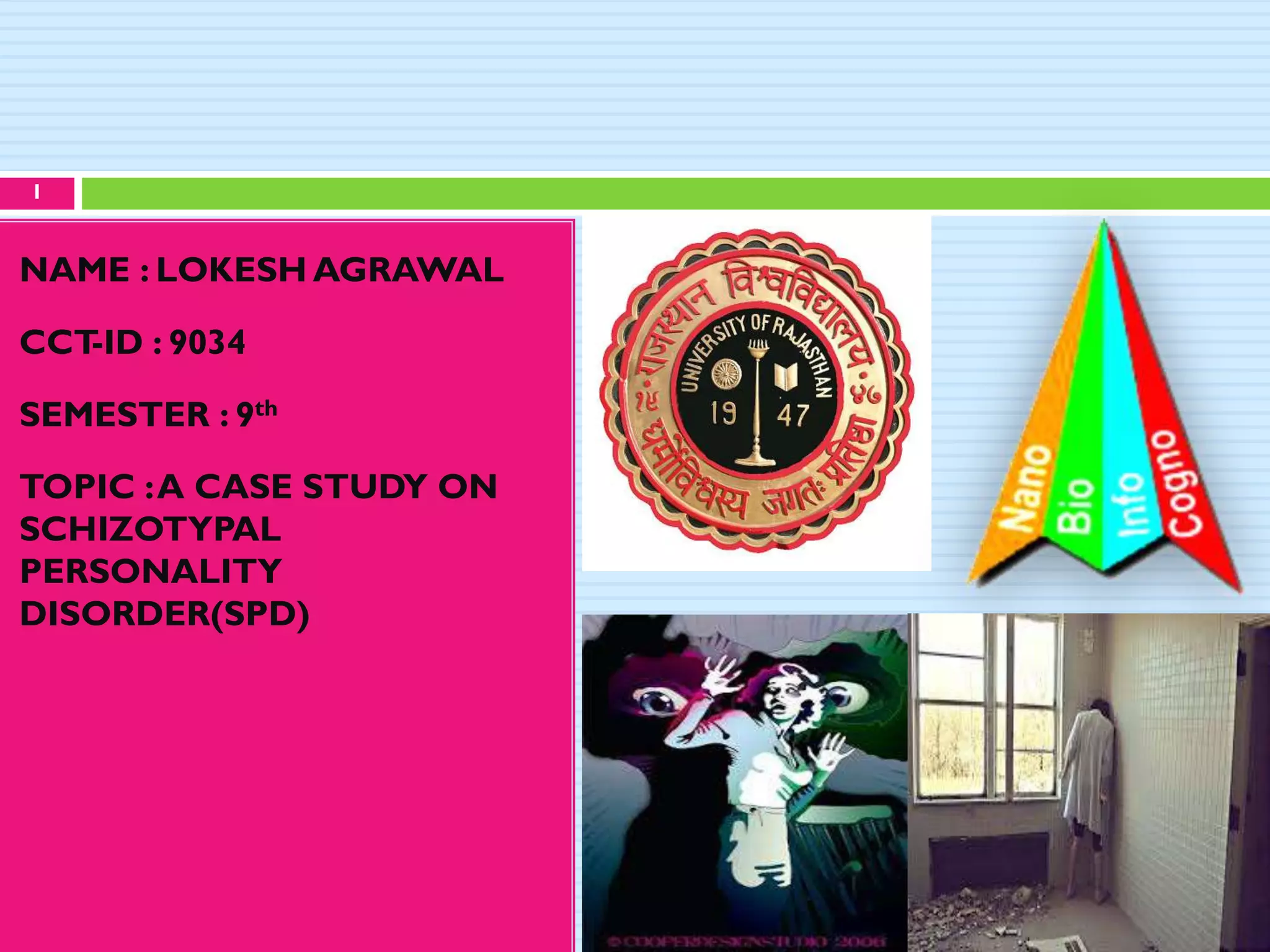 schizotypal personality disorder | PPTX