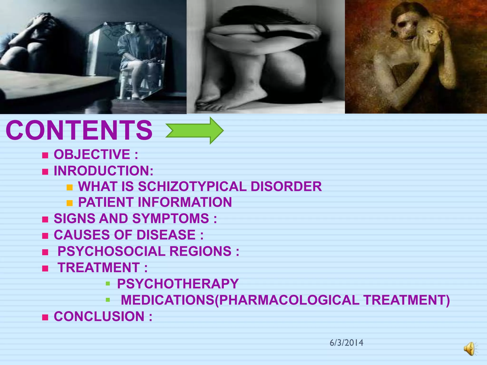 schizotypal personality disorder | PPTX